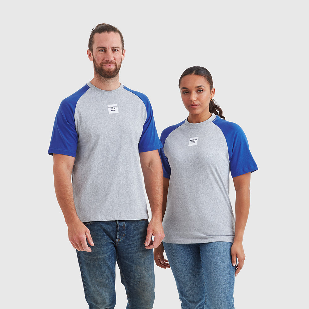 Buy Help for Heroes Raglan Sleeve T-shirt – Stylish 100% Cotton Grey ...